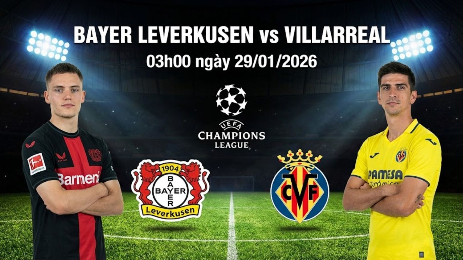 Nhận định Bayer Leverkusen vs Villarreal, 03h00 ngày 29/01: Chủ nhà ...